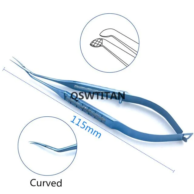 Inamura Capsulorhexis Forceps 115Mm Titanium Ophthalmic Tool Pet ...
