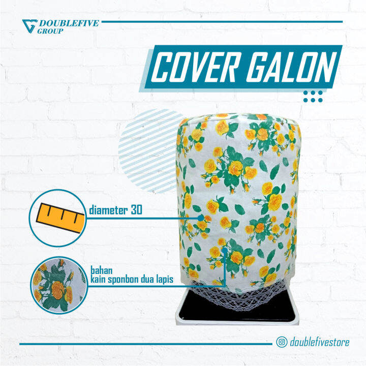 DOUBLEFIVE - COVER GALON - SARUNG GALON - PENUTUP GALON ANTI AIR MOTIF ...