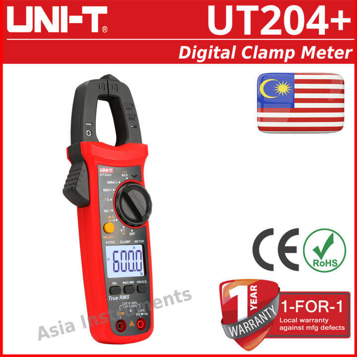 Uni-T UT204+ Digital Clamp Meter | Lazada