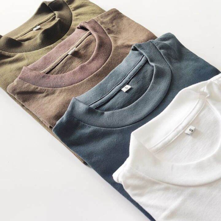 SEMI LOOSE FIT BOX TYPE POCKET TEES (SEMI OVERSIZE CUSTOM FIT) | Lazada PH