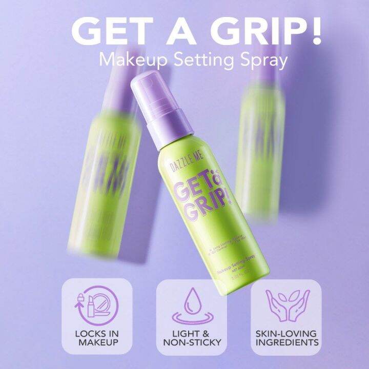 DAZZLE ME Get a Grip! Makeup Setting Spray | Lazada Indonesia