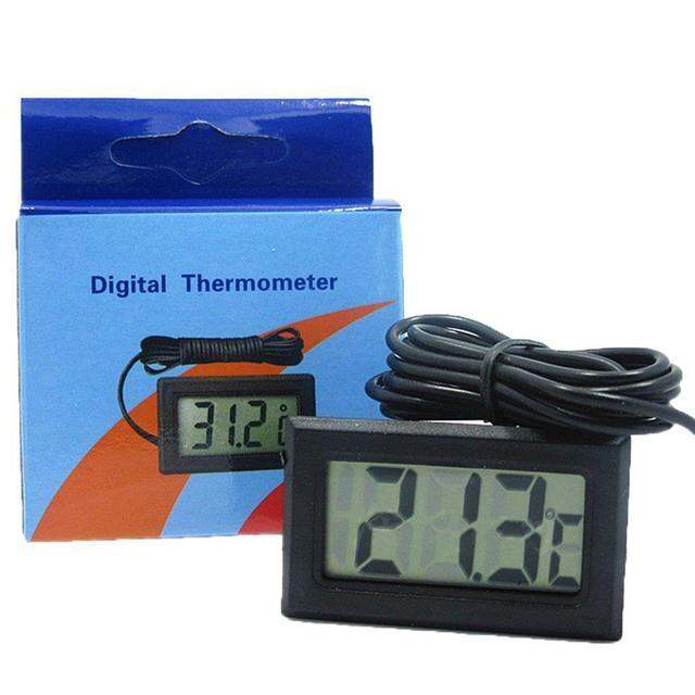 Temperature Suhu Ruang Dengan LCD dan Kabel Thermometer Digital LCD ...
