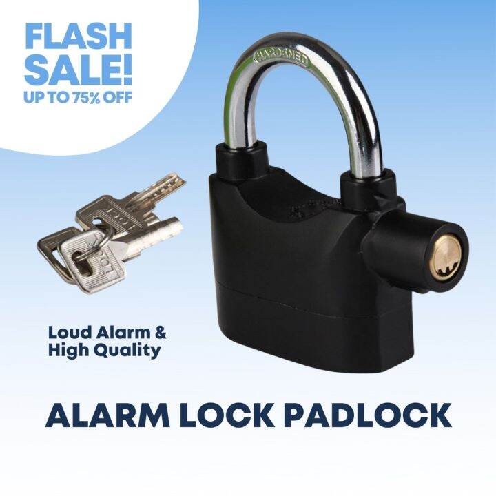 Original Alarm Lock Padlock 110 Decibel Anti Theft Motion Sensor ...