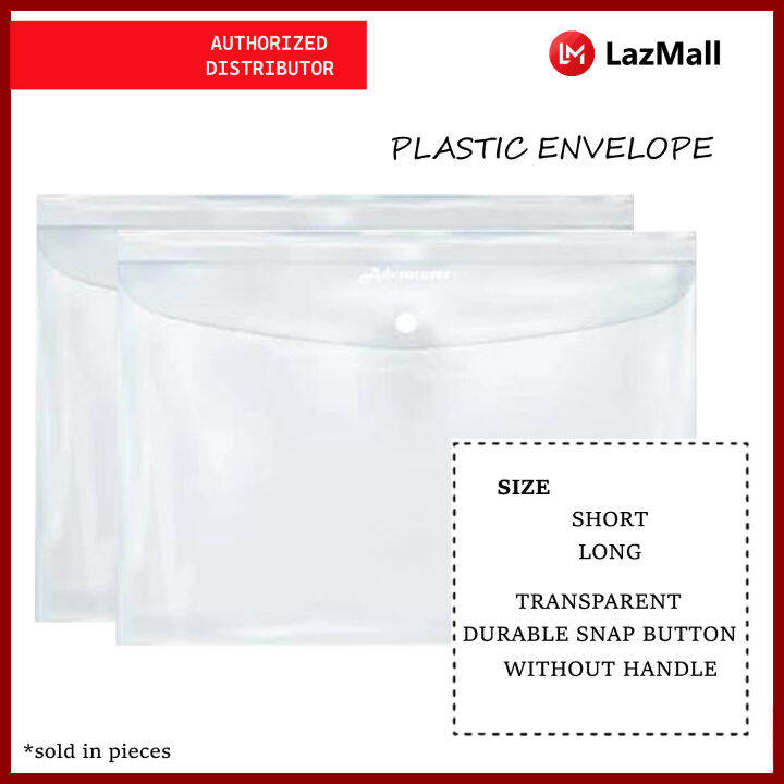 Plastic Envelope Ordinary Thin Clear Envelopes (Long & Short) | Lazada PH