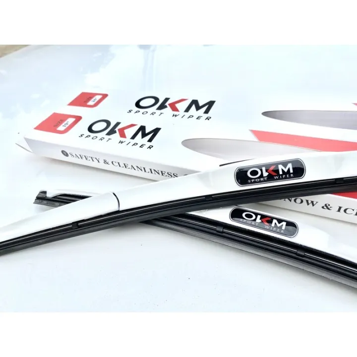 โค้ด M3GGA ลด 20 OKMใบปัดน้ำฝน wiper blade สีขาว | Lazada.co.th
