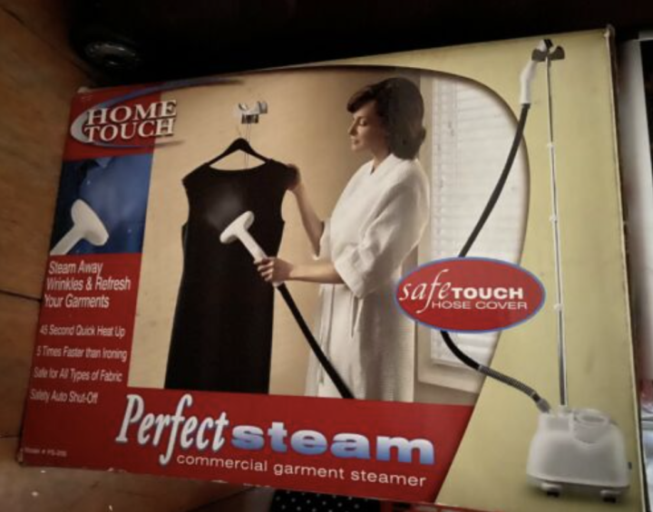 HOME LIFE HOMEMEDICS PERFECT STEAM COMMERCIAL CLOTHING STEAMER, 110v ...