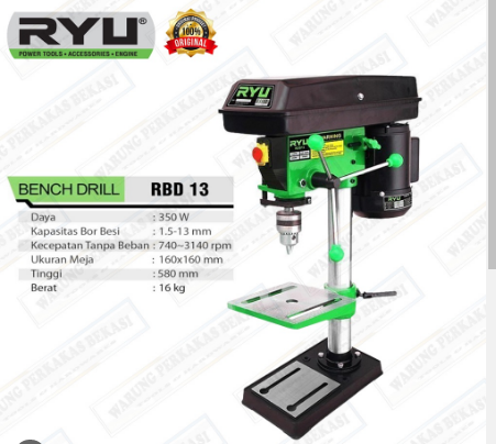 Bor duduk 13mm TEKIRO RYU RBD 13 japan technology | Lazada Indonesia