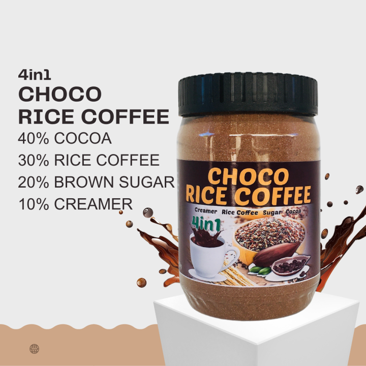 4in1 choco rice coffee 400 grams Bottle Organic Natural | Lazada PH