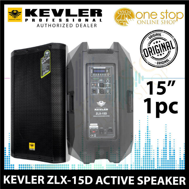 Kevler Professional ZLX-15D 15" Active Speaker System 500W with USB/Bluetooth/ DSP Control •OSOS ...