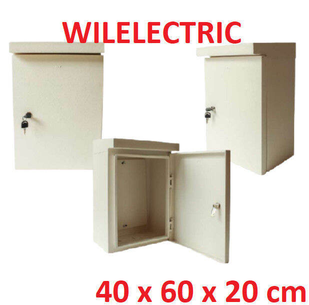 IONEE Box panel listrik topi outdoor 40 x 60 x 20 / 40x60x20 cm besi ...