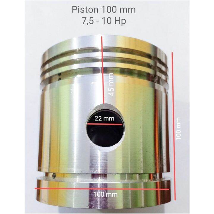 Piston Kompresor Ukuran 100 mm Type 7.5 hp dan 10 hp | Lazada Indonesia