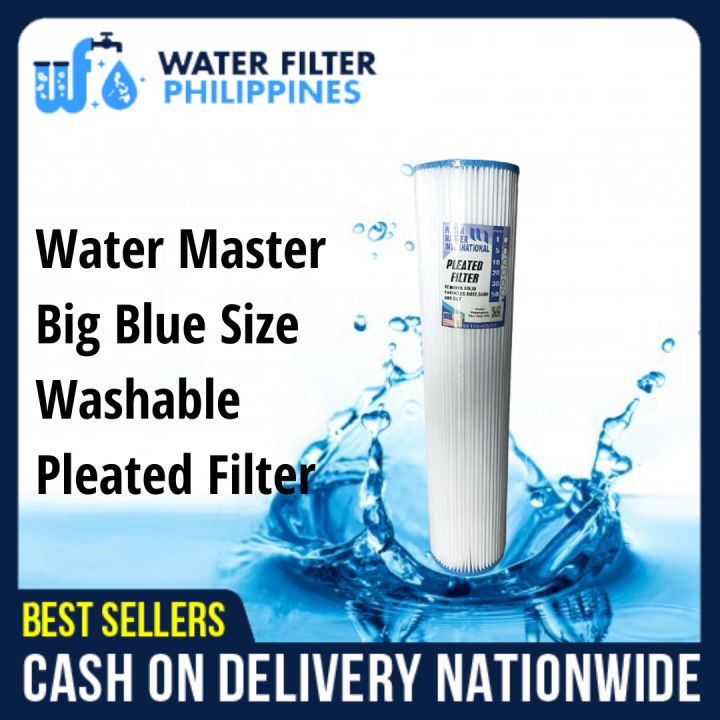 20" X 4.5" Water Master USA Technology Big Blue Size Washable Pleated ...