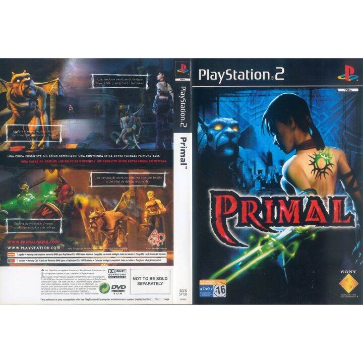 แผ่นเกมส์ PS2 Primal คุณภาพ ส่งไว | Lazada.co.th