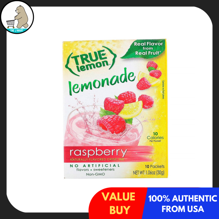True Citrus, True Lemon, Raspberry Lemonade, 10 Packets, 1.06 oz (30 g ...
