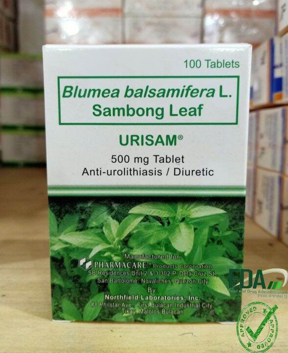 Sambong Leaf 500mg Tablet - Urisam 100's | Lazada PH
