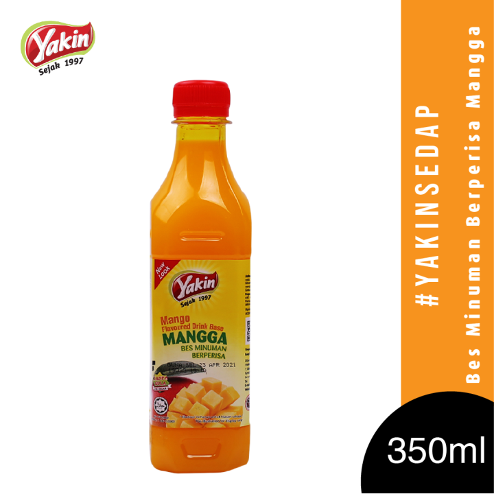 YAKIN SEDAP MANGO DRINK BASE / BASE MINUMAN PERISA MANGGA (350ML) | Lazada