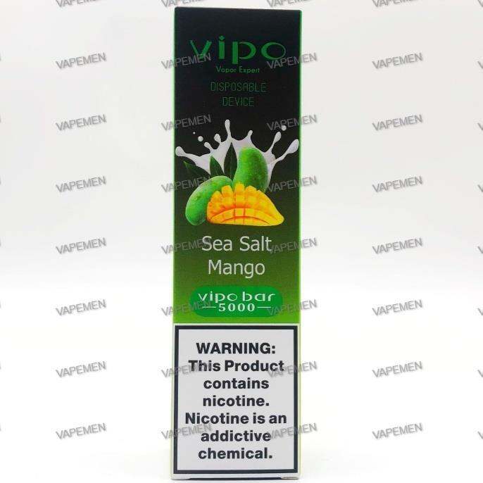 vipo bar 5k puff sea salt mango available here | Lazada PH