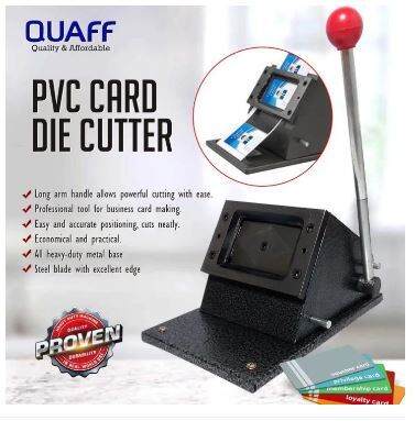 Quaff PVC Card Die Cutter 86-54mm ID Size | Lazada PH