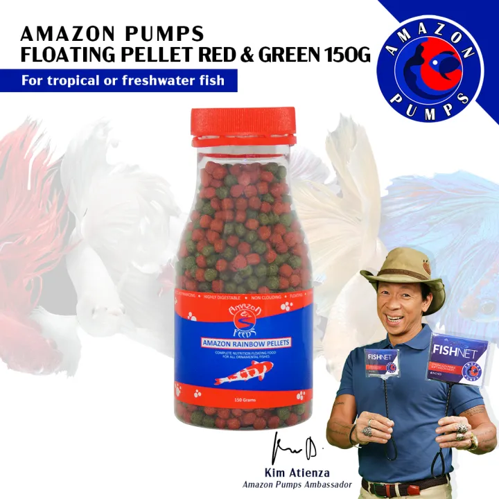 Amazon Floating Pellet Red & Green 150G | Lazada PH