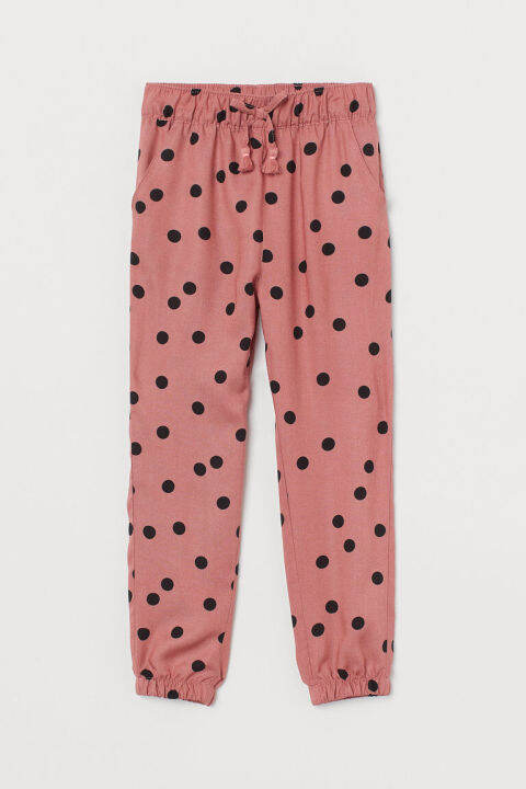 HnM Kids Woven Jogger/Jogger Anak Perempuan ORIGINAL BRANDED 5-10 TAHUN ...