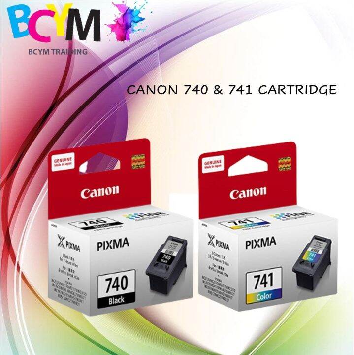 Canon 740 and 741 PG-740 Black and CL-741 Color Original Ink Cartridge Combo Set | Lazada PH