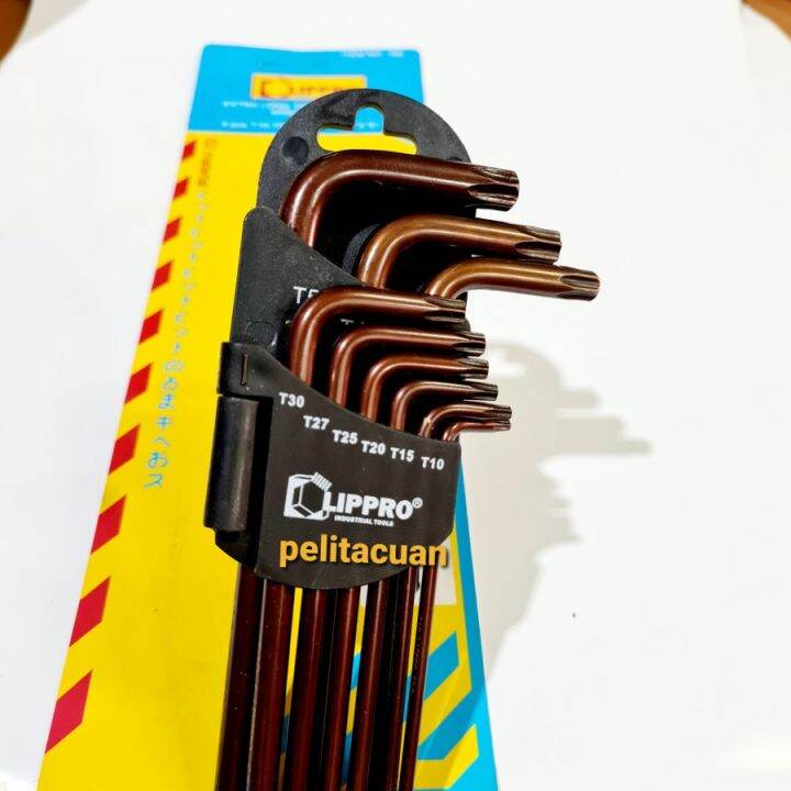 KUNCI L BINTANG LUBANG LIPPRO 9 PCS STAR KEY LIPRO 9PCS | Lazada Indonesia