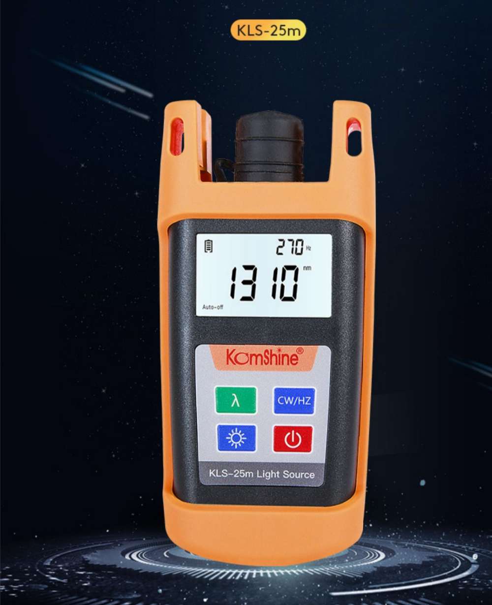 Komshine Fiber Optic Source nm KLS-25M-S Optical Light Source with ...