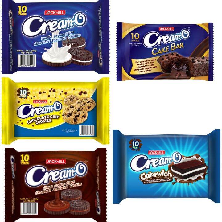 Cream O Sandwich Cookies 330g-400g x 10 packs | Lazada PH