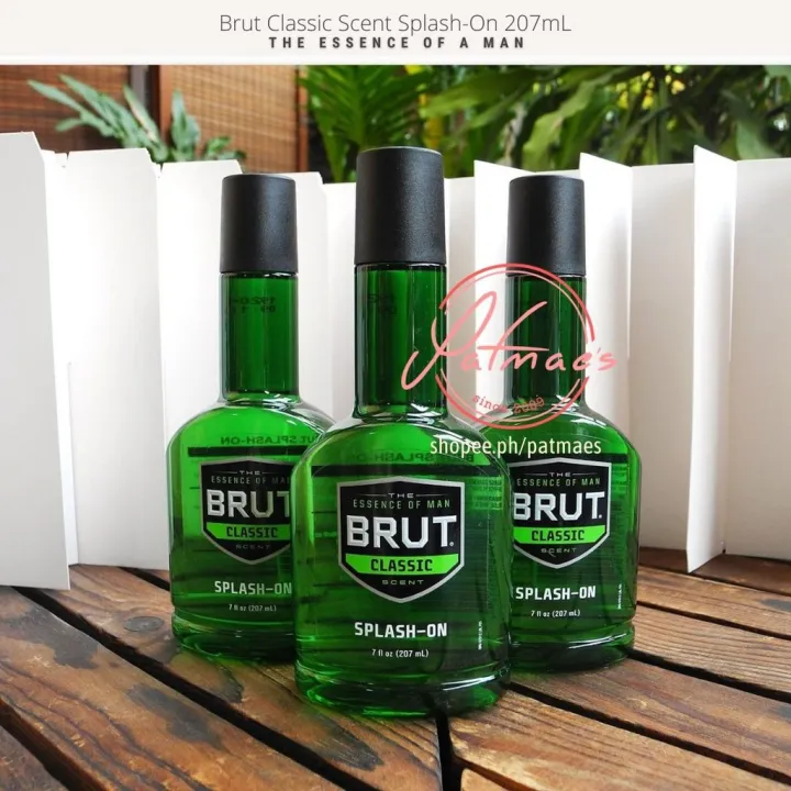 【New】 Brut Classic Scent Splash-On 207mL Essence of a Man (sold per ...
