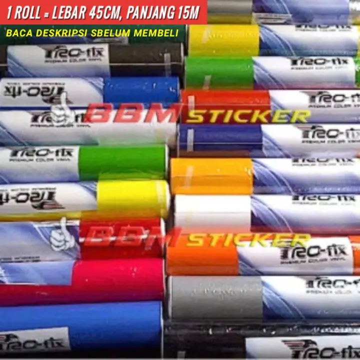 STIKER PROFIX Glossy Per Rol 15 Meter SKOTLET Sticker Motor | Lazada ...