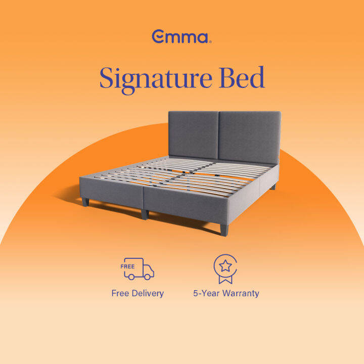 Emma Signature Bed | Upholstered, Minimalistic, Classic | Emma Sleep ...