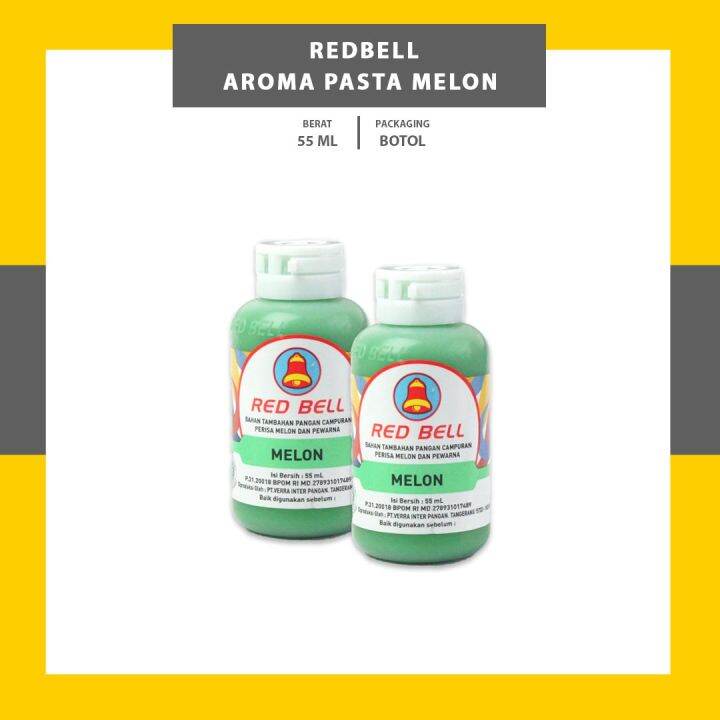 MELON RED BELL PERISA MAKANAN 55ML - REDBELL AROMA PASTA PEWARNA ...