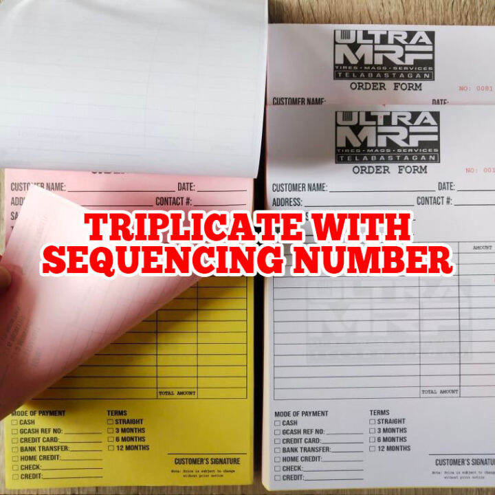 Duplicate / Triplicate • Customized Sales Invoice / Delivery Receipt ...