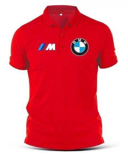 Luxury Car Logo BMW IMM Embroidery Regular Fit Collar Shirt for Men ...