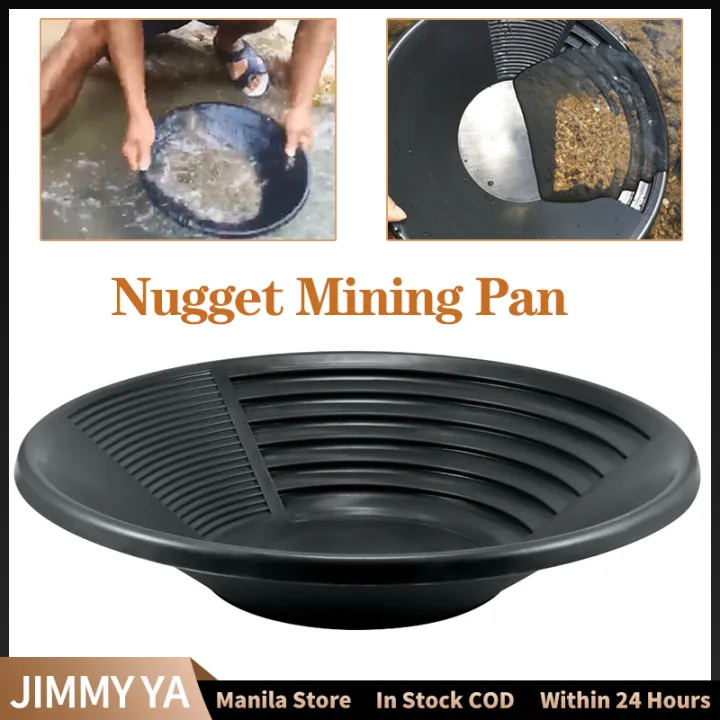Portable Plastic Gold Pan With Two Types Of Grooves Manual Gold Panning ...