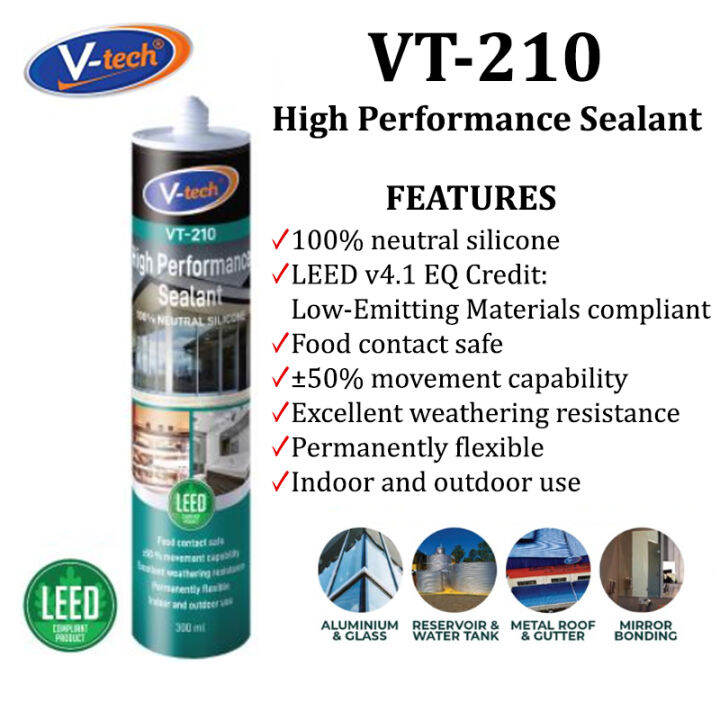 YY DiY V-TECH VT-210 High Performance Sealant | Lazada