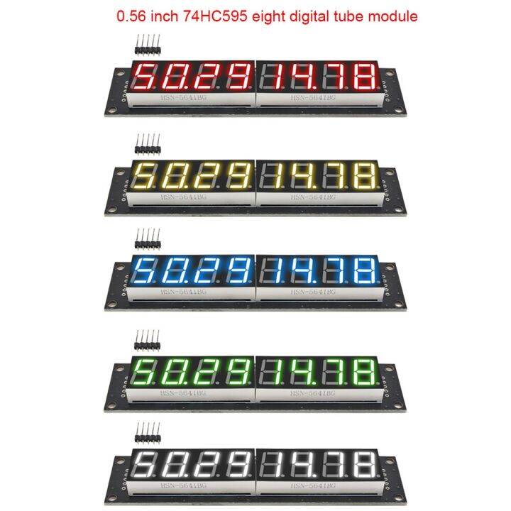 0.56 Inch 8-bit LED Display Tube Module 74HC595 8-bit Digital Tube ... 0.56 Inch 8-bit LED Display Tube Module 74HC595 8-bit Digital Tube ...