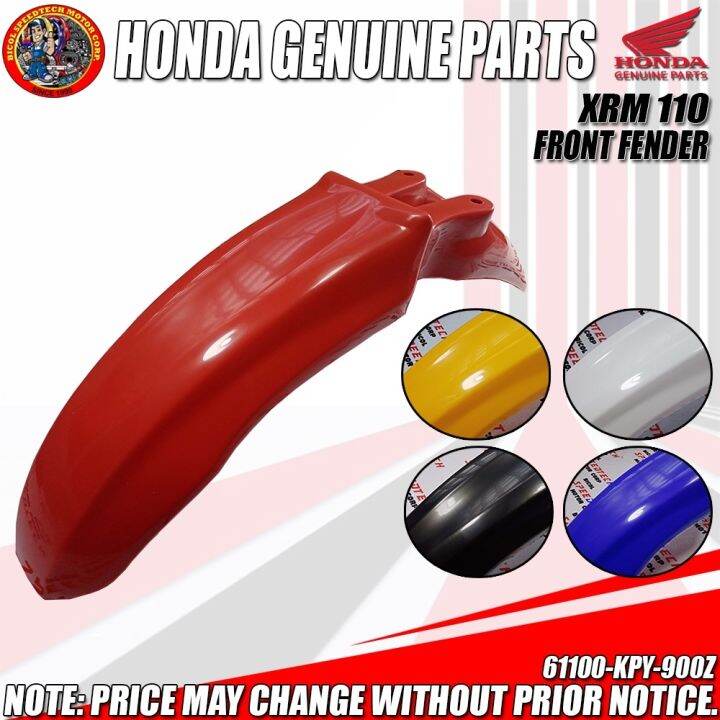 XRM 110 FRONT FENDER (HPI) (GENUINE: 61100-KPY-900Z) | Lazada PH