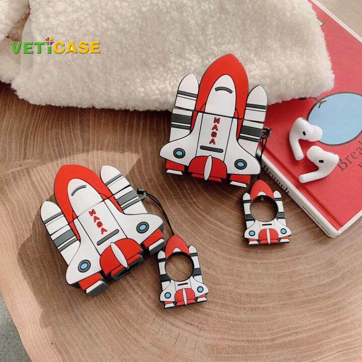 Cool Nasa Rocket เคสหูฟังสำหรับ Apple AirPods Pro AirPods 1 2 3ซิลิโคน ...