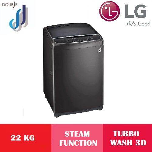 LG 22kg Washer TH2722SSAK 6 Motion Inverter Direct Drive Top Load Washer with Steam Function ...