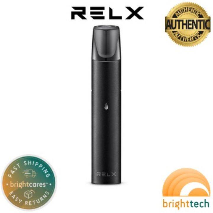 RELX Classic Starter Kit Device With Mint Pod Original Vape Pen (Black ...