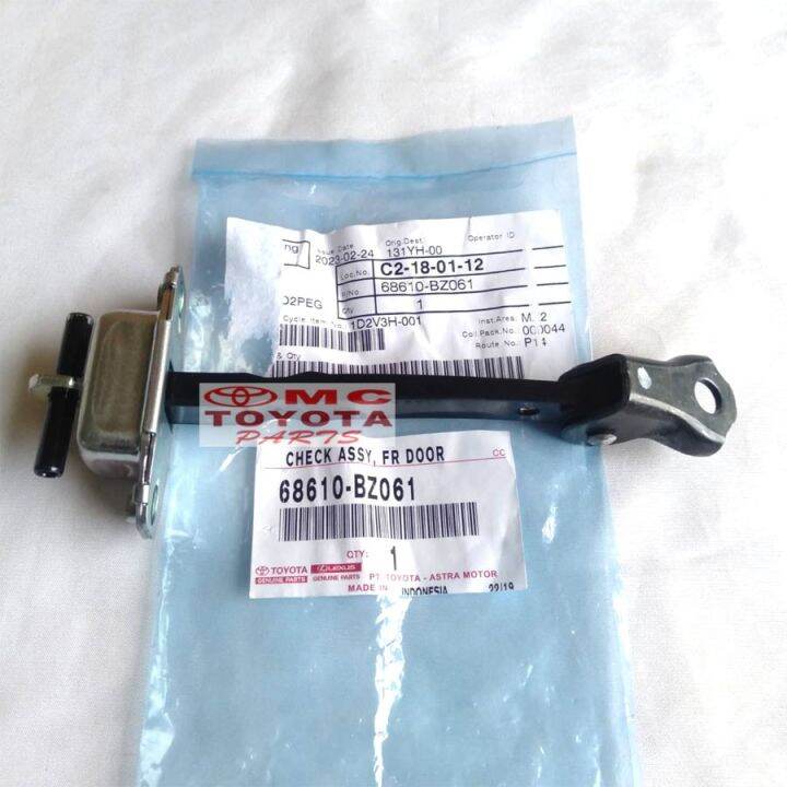 Stopper Check Door Pintu Depan Agya Ayla Calya Sigra 68610-BZ061 ...