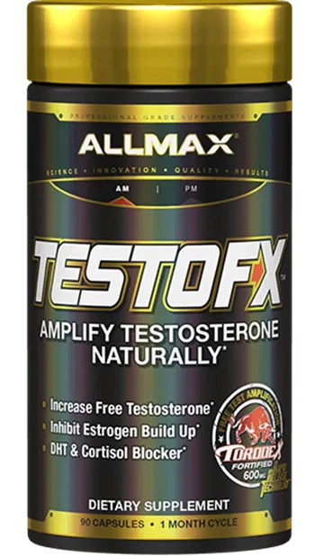 ALLMAX TESTOFX (90 Capsules)5-Stage Testosterone Amplifier Dietary ...