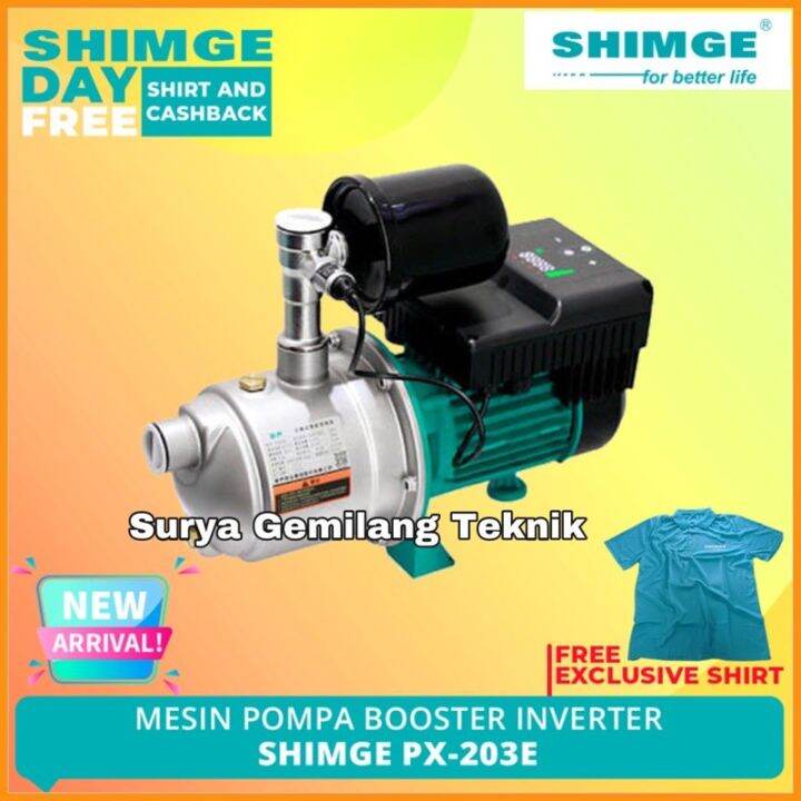 Pompa Booster Pendorong Inverter Shimge PX-203 E Mesin Pompa Air ...