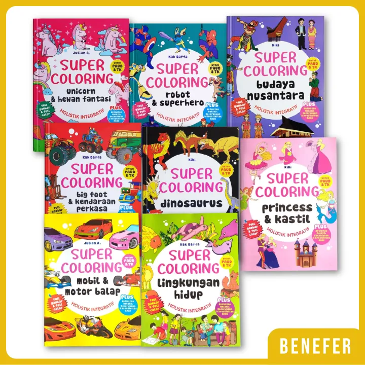 Buku Mewarnai Super Coloring untuk Paud & TK | Lazada Indonesia