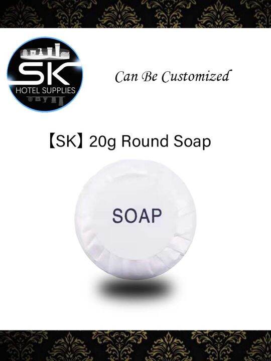 【SK】100 pcs 20 grams White Round Bath Soap | Lazada PH