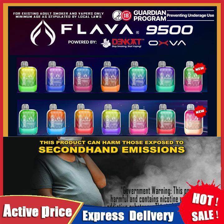 FLAVA OXBAR 9500 PUFFS WITH FREE LANYARD | Lazada PH