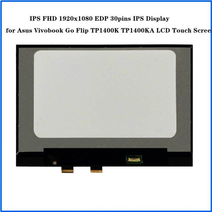 สำหรับ Asus Vivobook Go TP1400K พลิก TP1400KA จอแอลซีดี14นิ้วหน้าจอ ...