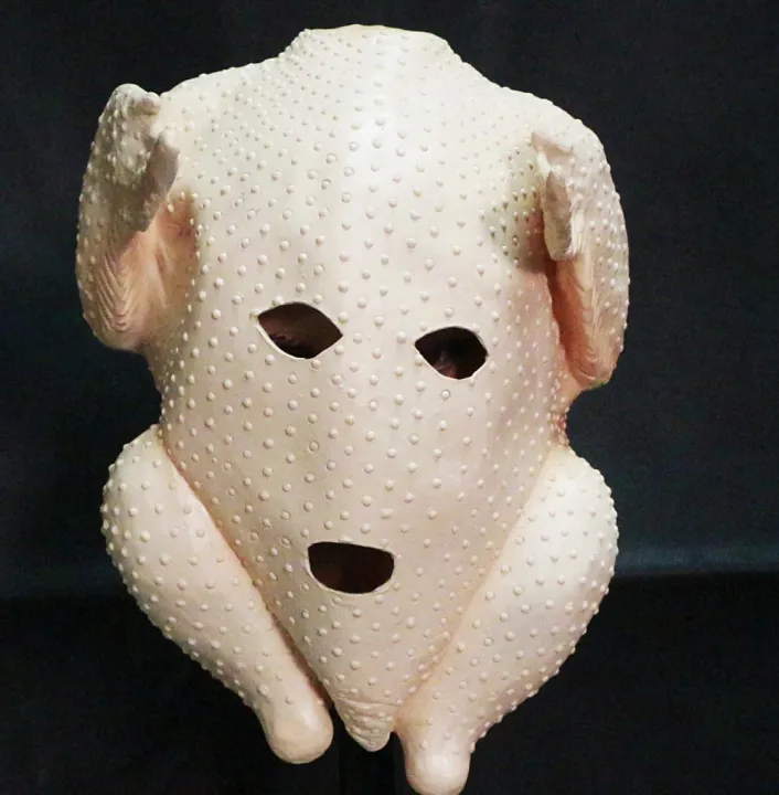 Latex Full Head Animal Turkey Chicken Mask Halloween Thanksgiving Party ...
