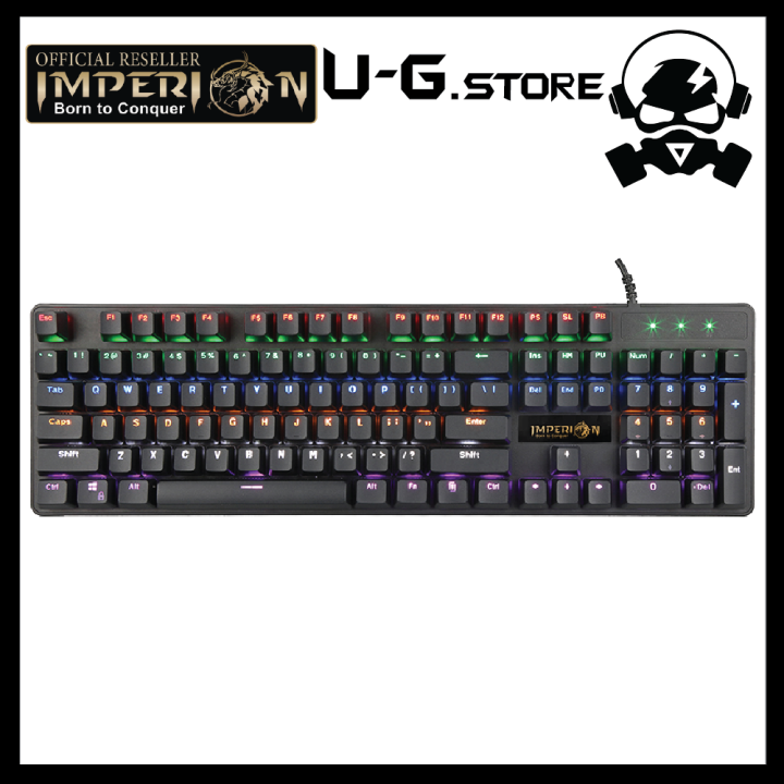 IMPERION KEYBOARD KG-321 SLINGSHOT Blue Switch Mechanical Keyboard (7 ...